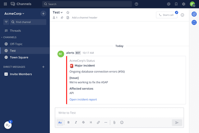 Status Banner Widget, Custom Incident Types, API Improvements and more ...