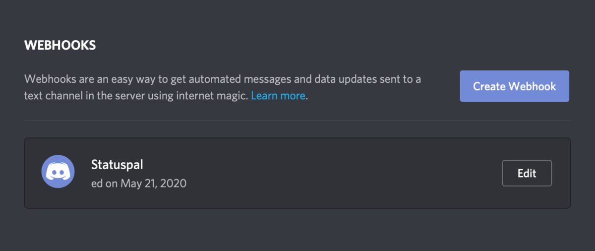 Discord Notifications | Statuspal